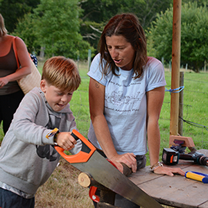 Family Workshops: The Build Begins with Woodland Tribe 8 July 2022