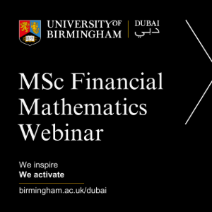 MSc Financial Mathematics Webinar - 27th March - 18:00-19:00