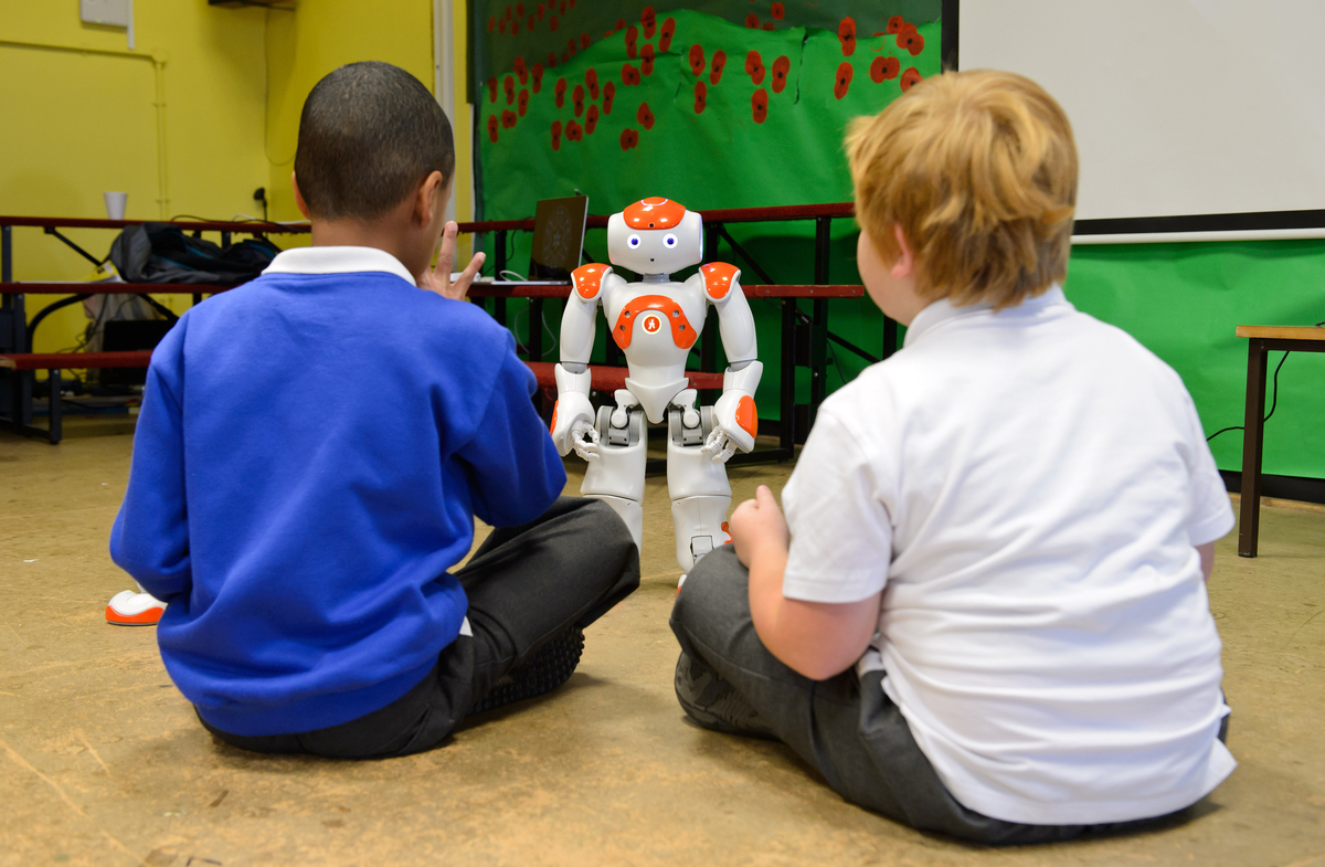 Robot buddies enter the classroom