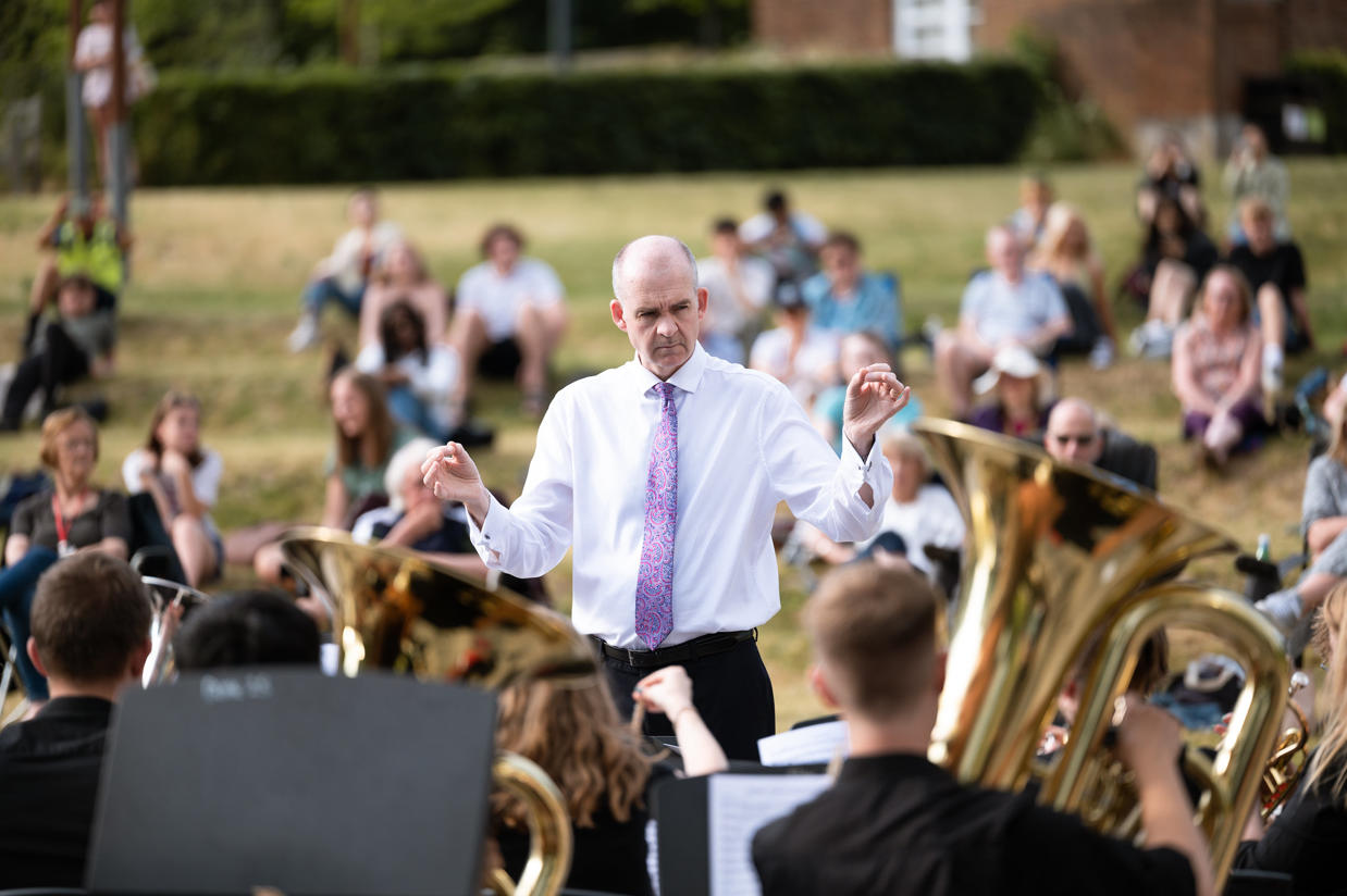 Brass Band alumni to bid farewell to longstanding conductor Stuart ...