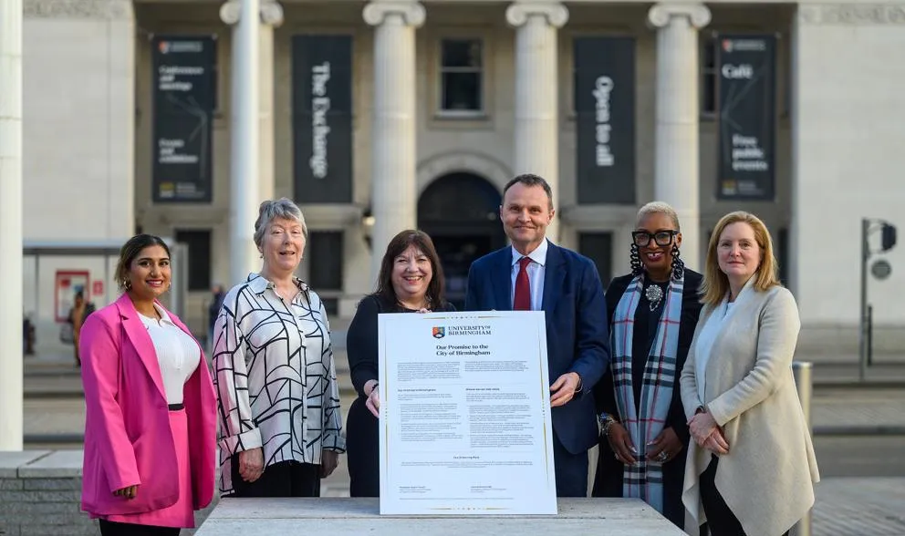 University pledges civic commitment to Birmingham - University of ...