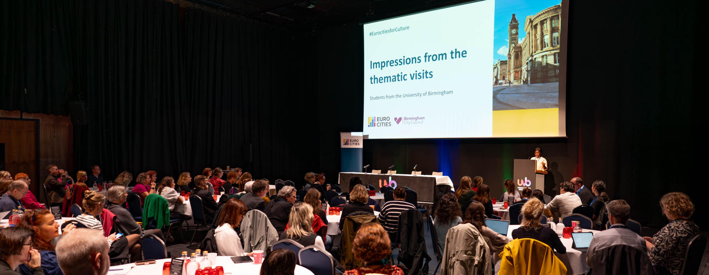 Culture Forward's impactful collaboration at Eurocities Culture Forum ...