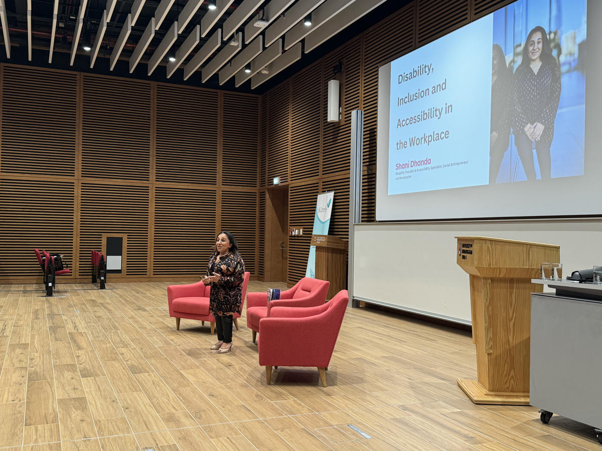 Dr. Shani Dhanda speaks at the Dubai campus on Disability and Inclusion ...