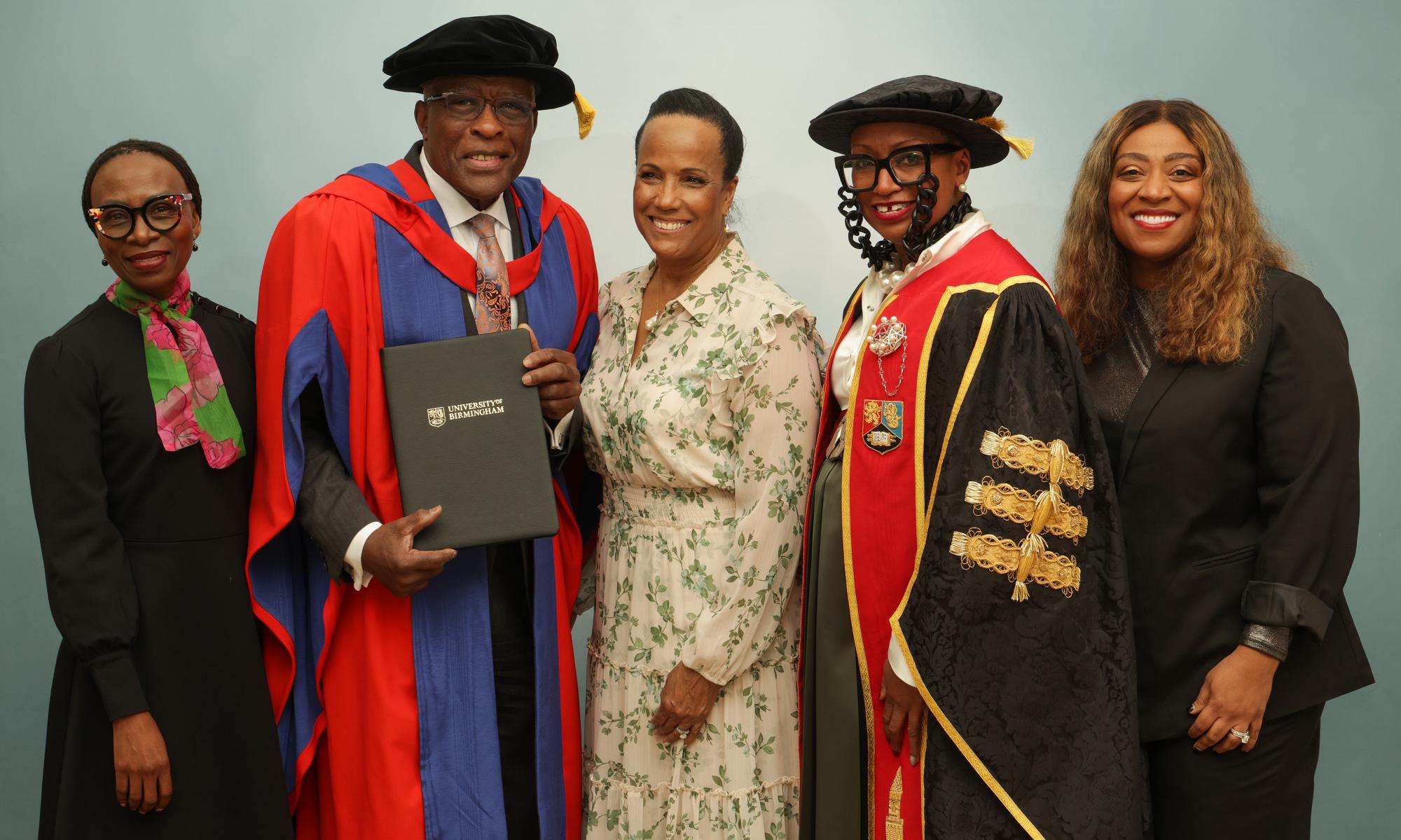 Inspirational figures receive honorary degrees from the University of ...