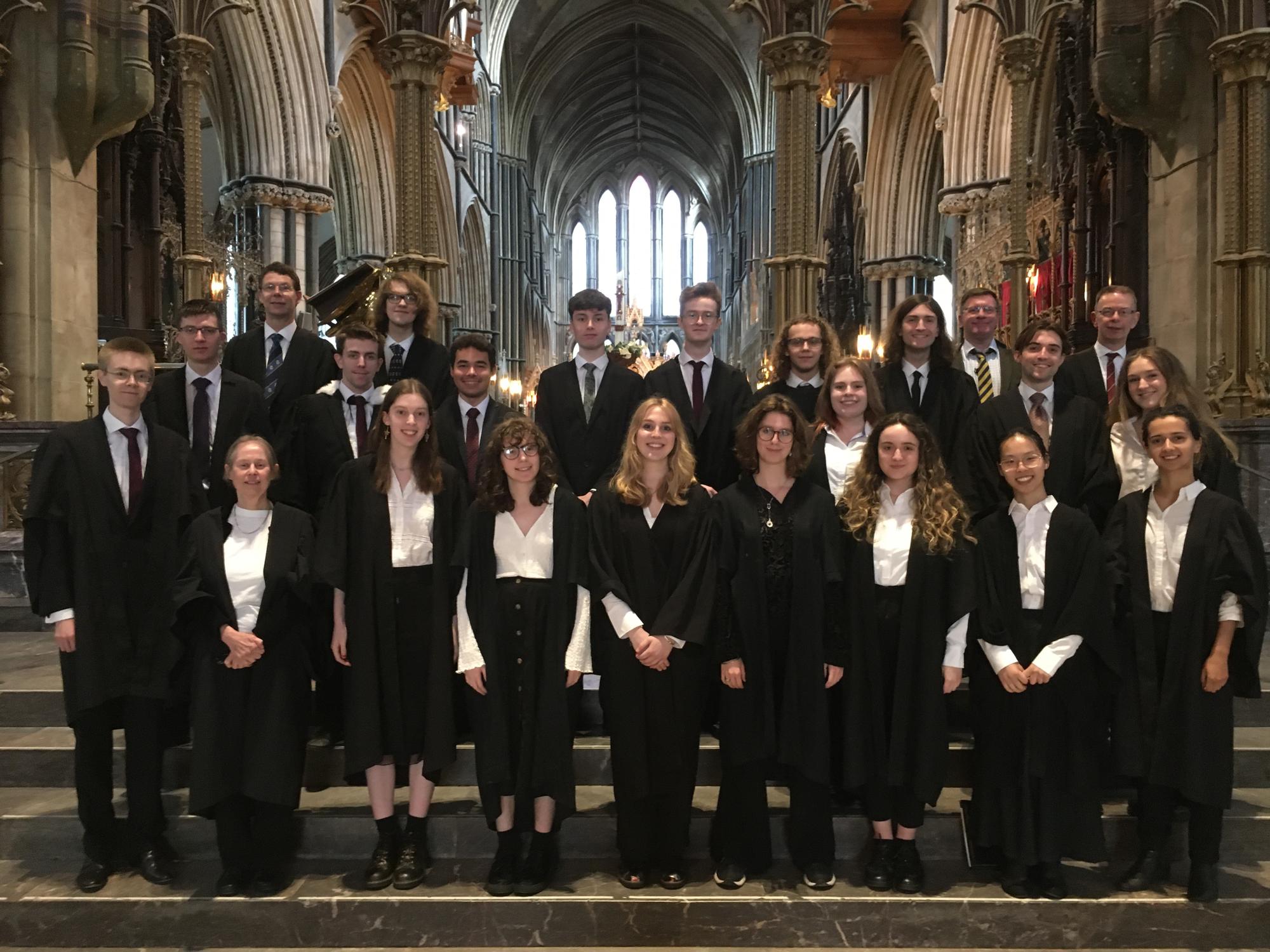 Birmingham University Liturgical Choir sing Evensong at Worcester ...