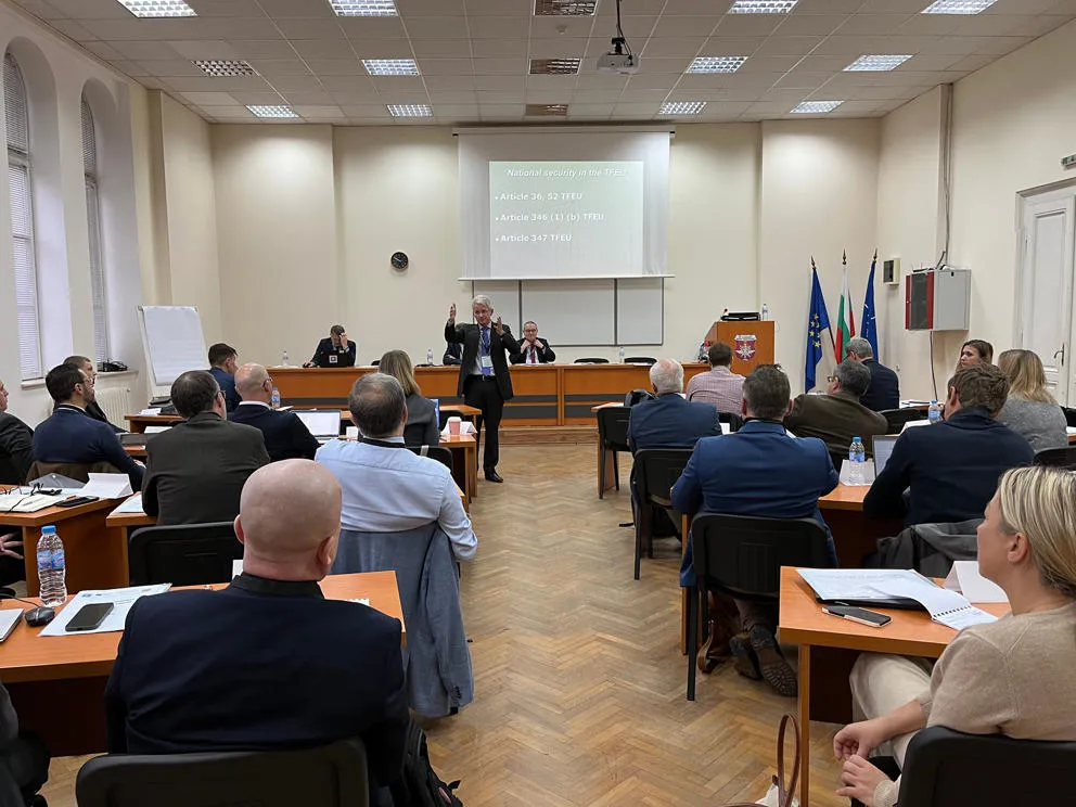 Professor Trybus teaches at European Defence Agency Course - University ...