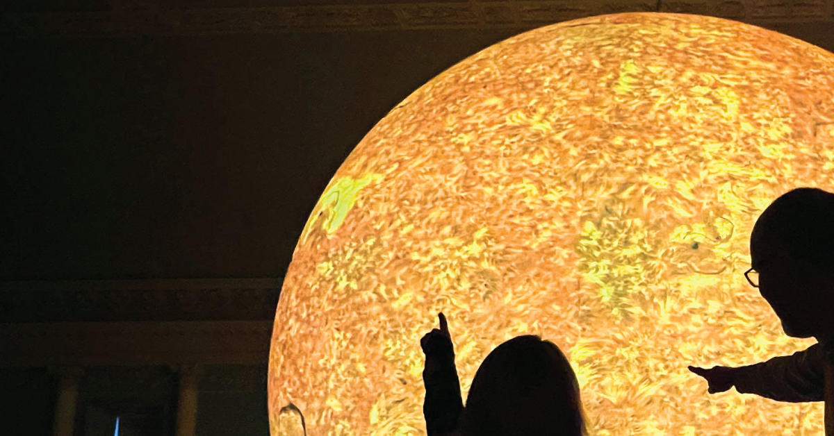 Helios by Luke Jerram at The Exchange - University of Birmingham